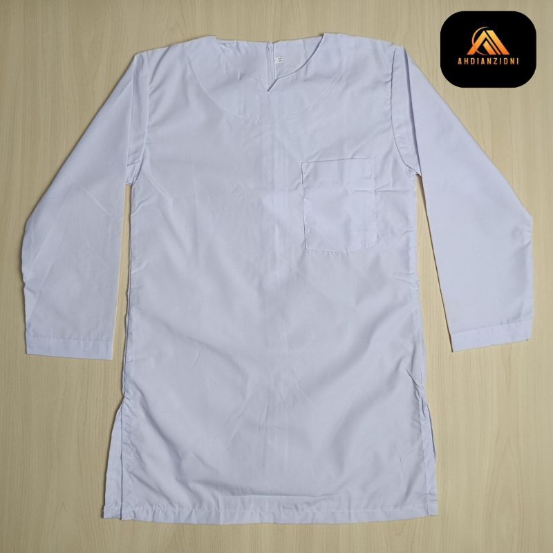 Jual Tunik Polos Putri SMP SMA Baju Kurung Muslim Katun TC Seragam ...
