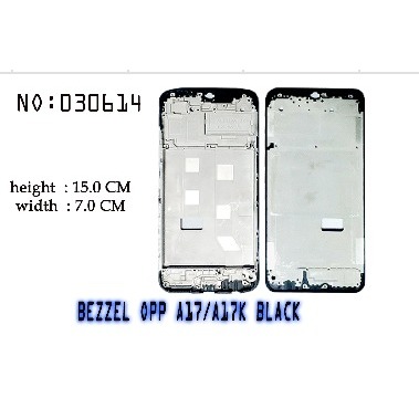 Jual FRAME OPPO A17 A17K HITAM DUDUKAN LCD TULANGAN TULANG TENGAH ...
