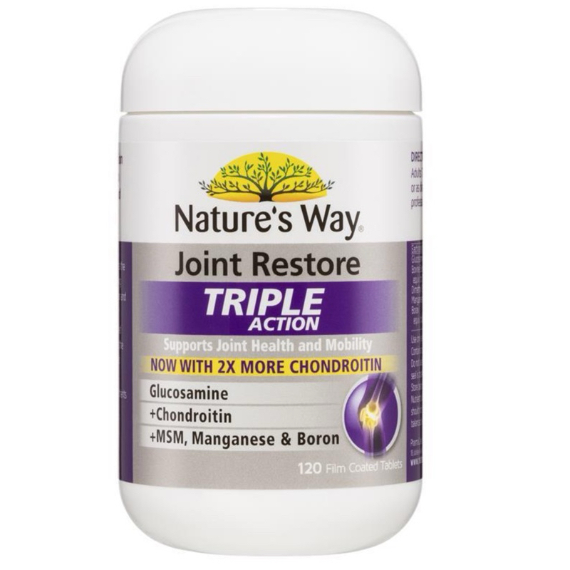 Jual Natures Way Joint Restore Triple Action 120 Tablets | Shopee Indonesia
