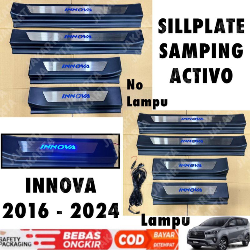 Jual Sillplate Samping All New Innova 2016 2023 2024 2025 Activo Lampu ...