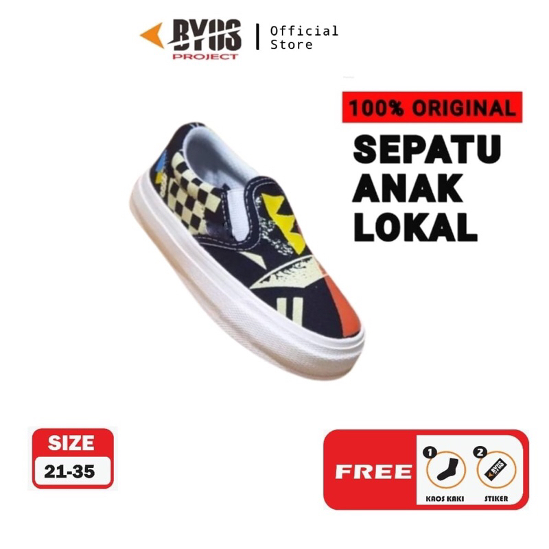 Jual Sepatu Slip On Anak Byos Ptoject Sepatu Anak Laki-Laki Dan ...