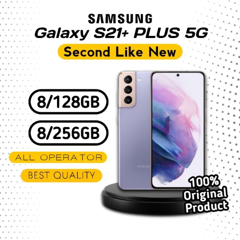 Jual [SINYAL PERMANEN] Samsung Galaxy S21 PLUS 5G 8/256GB SECOND MULUS ORIGINAL NO MINUS ...