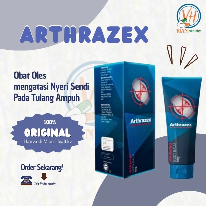 Jual Arthrazex Asli Original Obat Nyeri Sendi Dan Tulang Yang Kaku ...