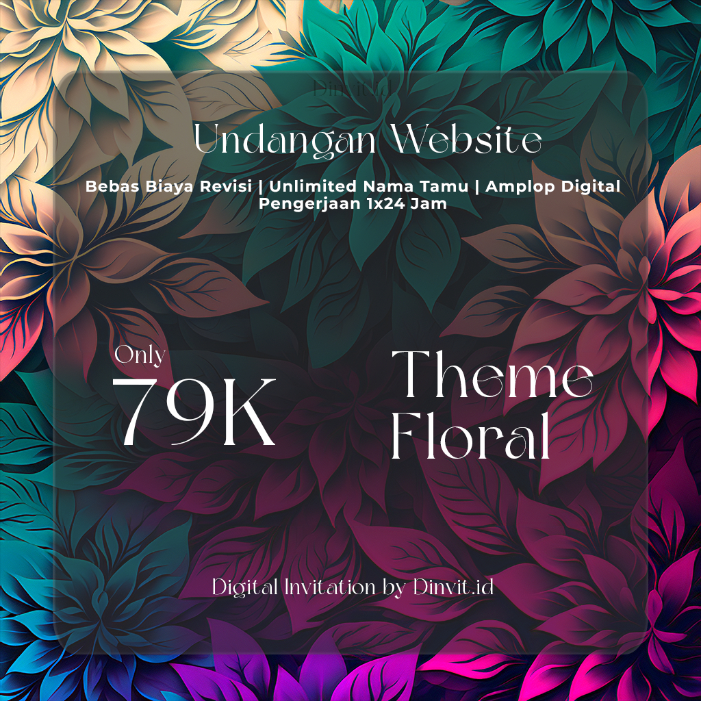 Jual Undangan Dengan Tema Flower | Shopee Indonesia