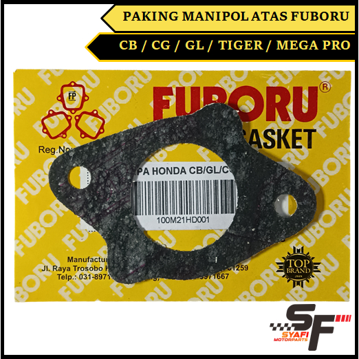 Jual PAKING MANIPOL ATAS CB / CG / GL / TIGER / MEGA PRO GASKET PERPAK INTAKE MANIFOLD FUBORU ...