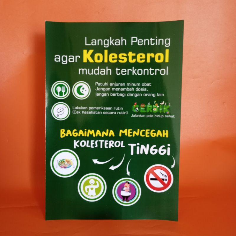 Jual Poster Cegah Kolesterol Tinggi, Poster langkah kontrol kolesterol ...