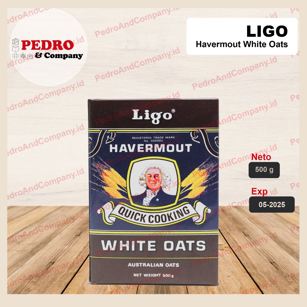 Jual Ligo - Havermout white oats/ gandum putih (500 gr) | Shopee Indonesia