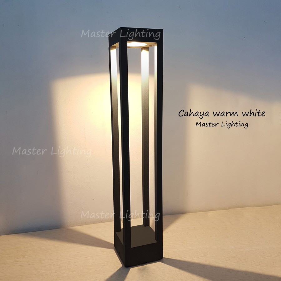 Jual Lampu taman 60cm tinggi body abu led 7W standing outdoor ...