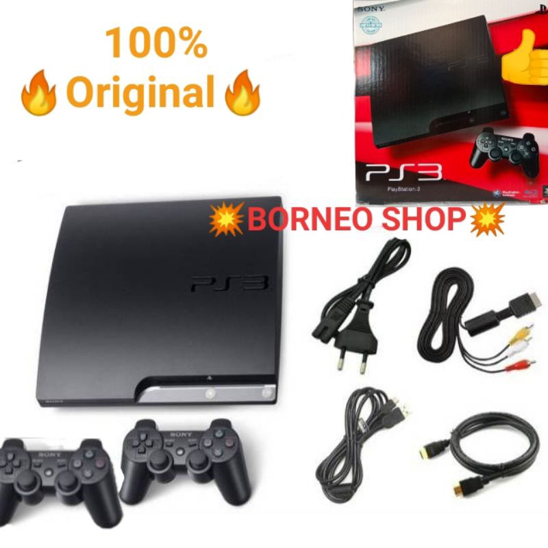 Jual PS3 Slim seri 25XX seri terbaik Full set lengkap | Shopee Indonesia