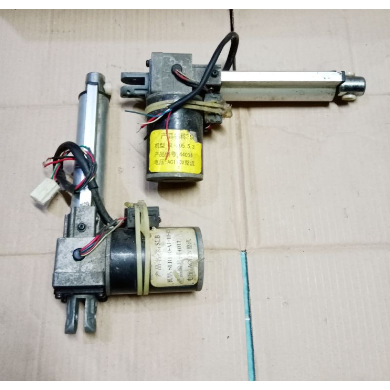 Jual linear actuator 110V - 0,50A - load 3000N , motor linear Dc 110V ...