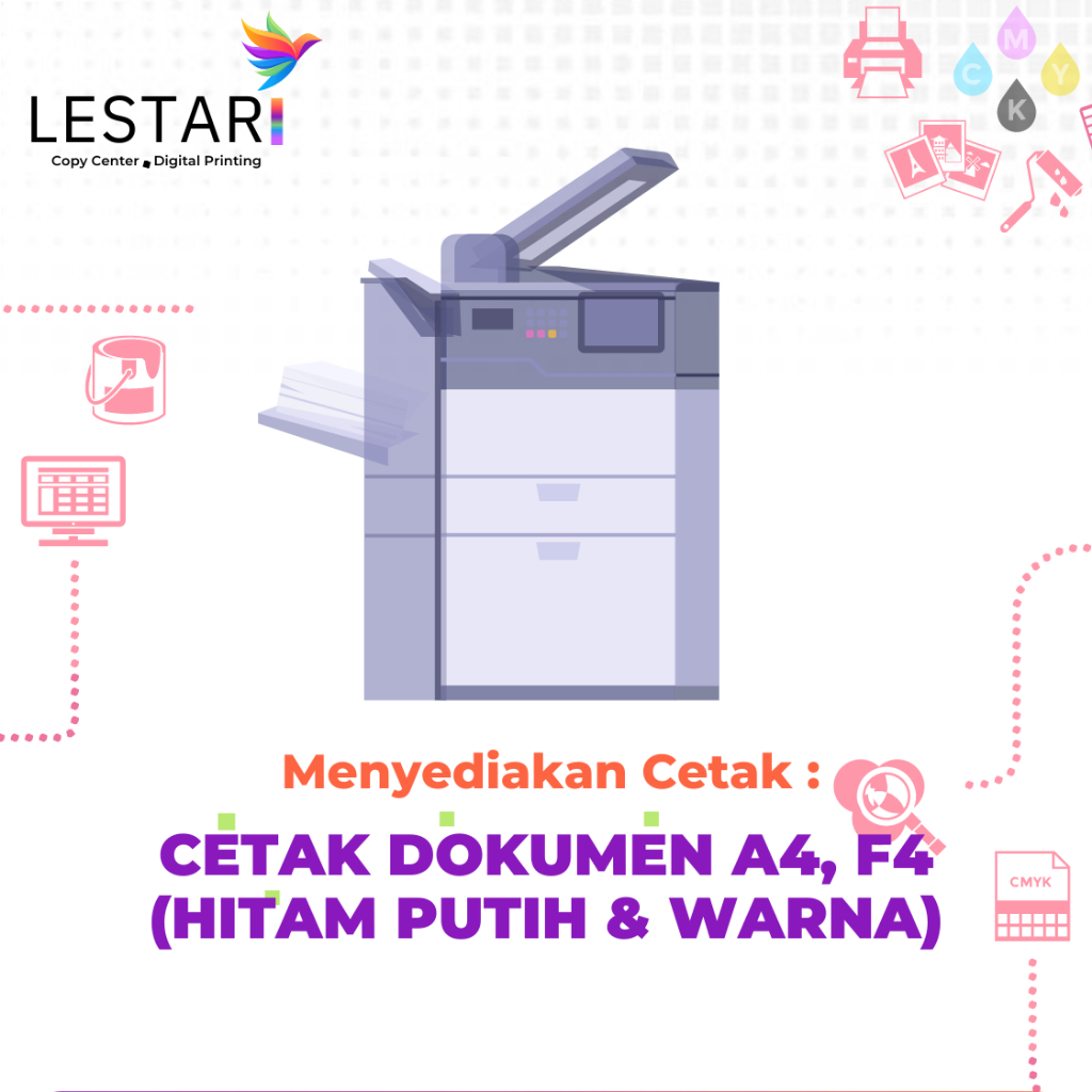 Jual Jasa Cetak DOKUMEN HVS 70GSM (A4, F4,) | Shopee Indonesia