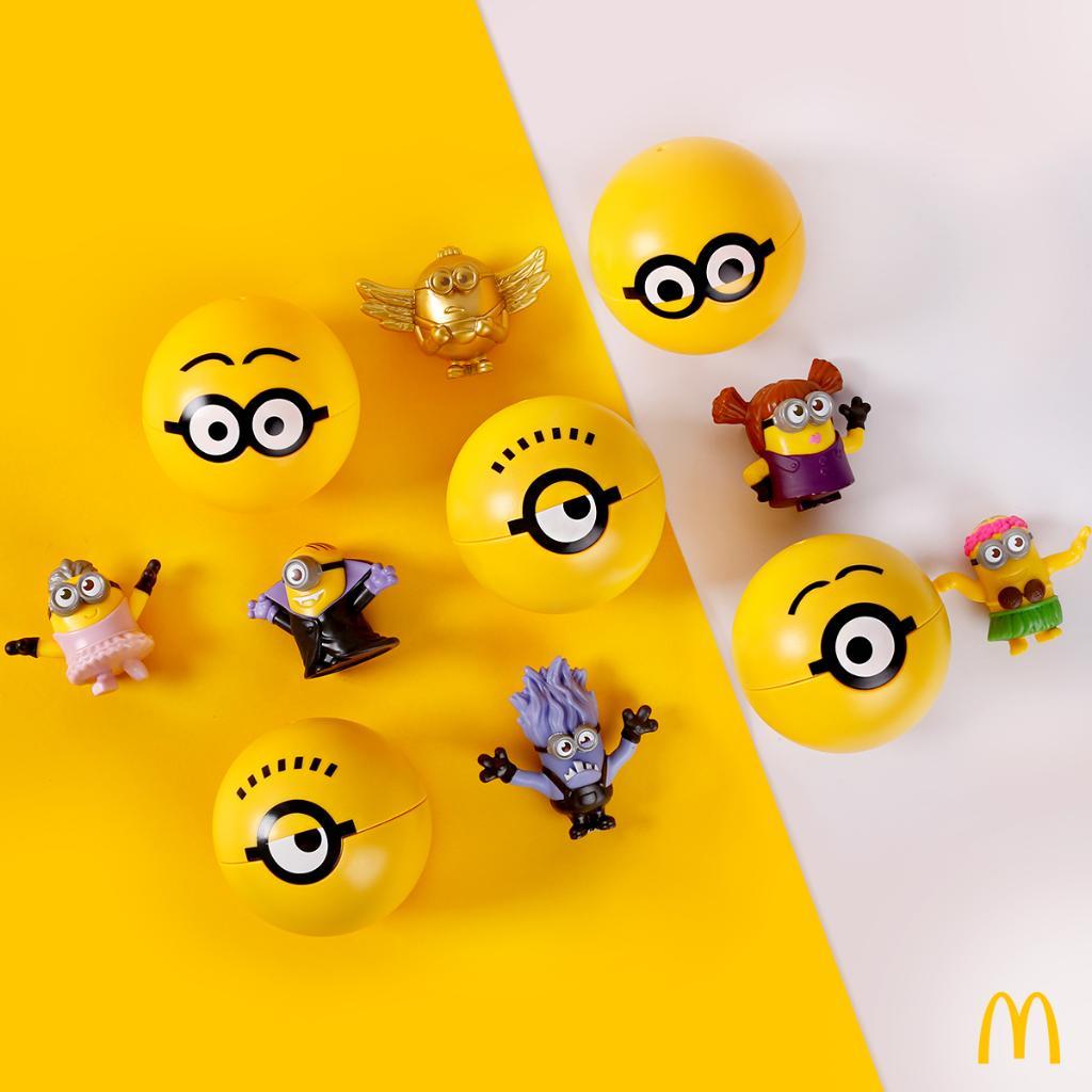 Jual Mainan Happy Meal Toys McD Minion McDonalds Minions Bola Figure ...