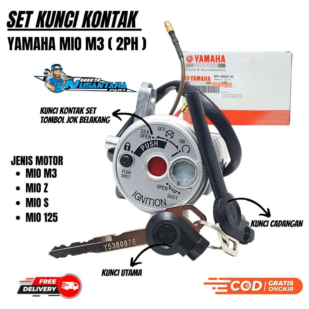 Jual KUNCI KONTAK KEY SET YAMAHA MIO M3 / MIO Z / MIO S / MIO 125 ...