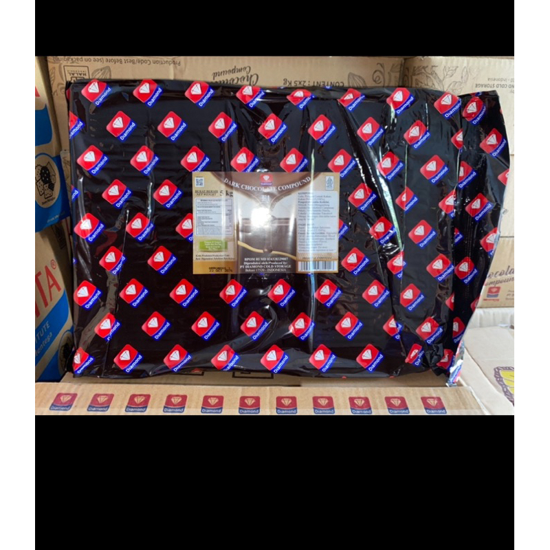 Jual CHOCOLATE COMPOUND DIAMOND F1 5 Kg | COKLAT BLOK | COKLAT BATANG ...