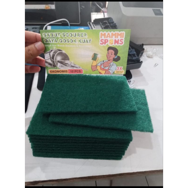 Jual Kilau Sabut / Tapas / spon / Sponge Cuci piring / panci warna ...