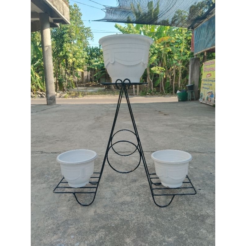 Jual Standing pot bunga bahan besi / Rak pot bunga besi | Shopee Indonesia