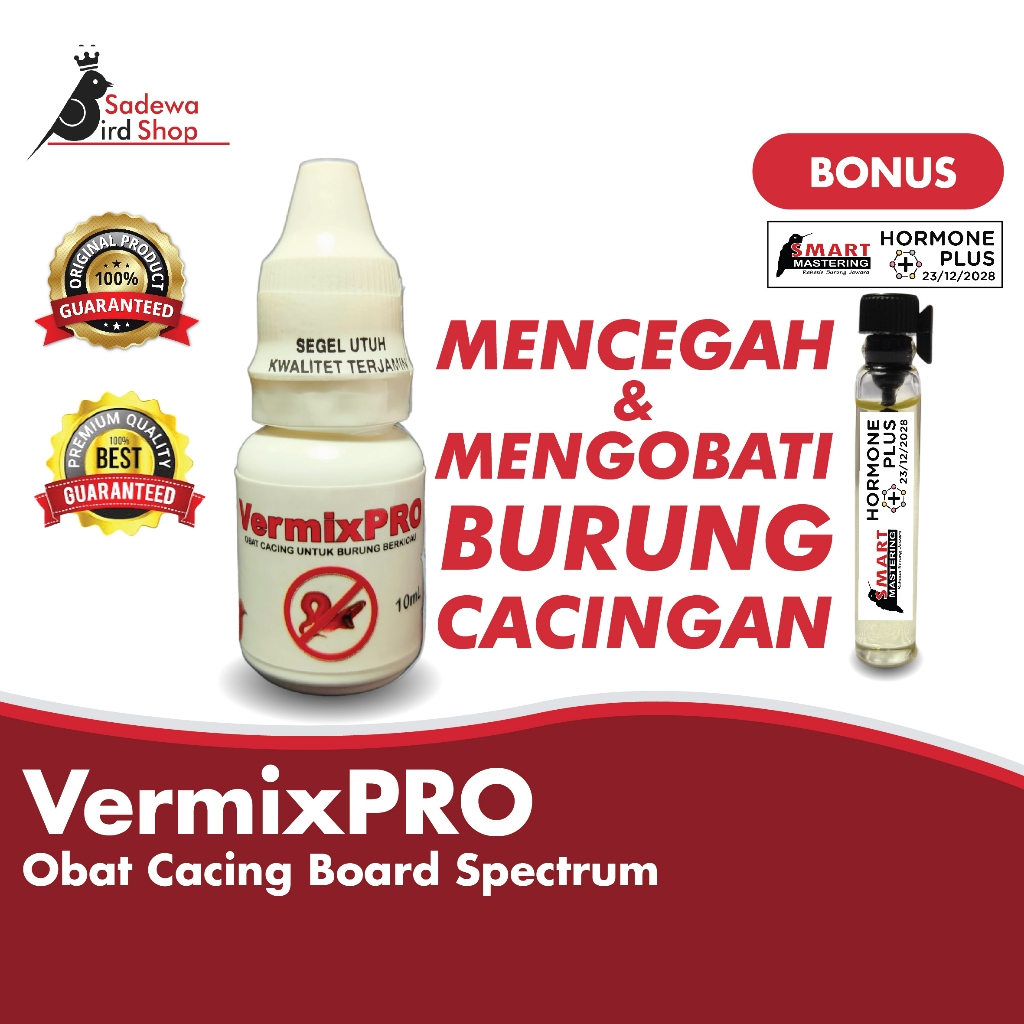 Jual VERMIXPRO, OBAT CACING UNTUK BURUNG MENGOBATI DAN MENCECAH BURUNG ...