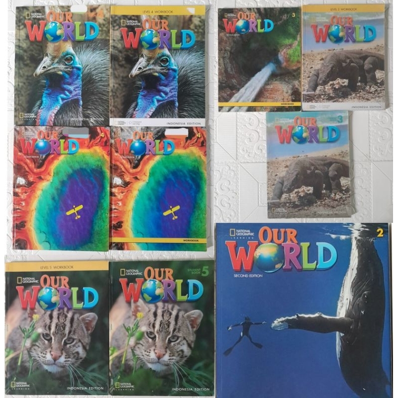 Jual Our World National Geographic Workbook Student Book Kelas 2 3 4 5 SD | Shopee Indonesia