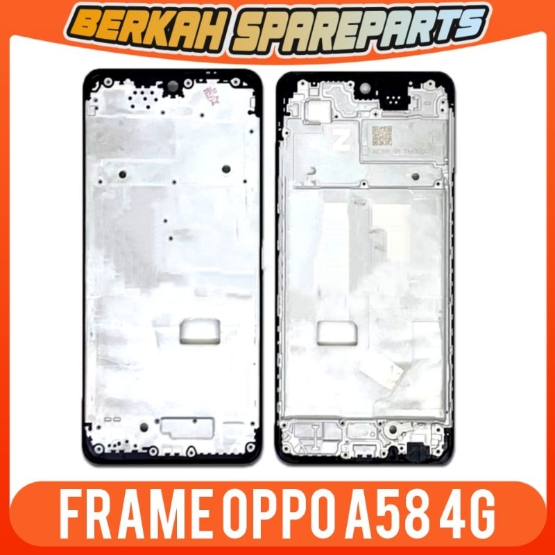 Jual FRAME TULANG TENGAH TATAKAN LCD OPPO A58 4G ORIGINAL | Shopee ...
