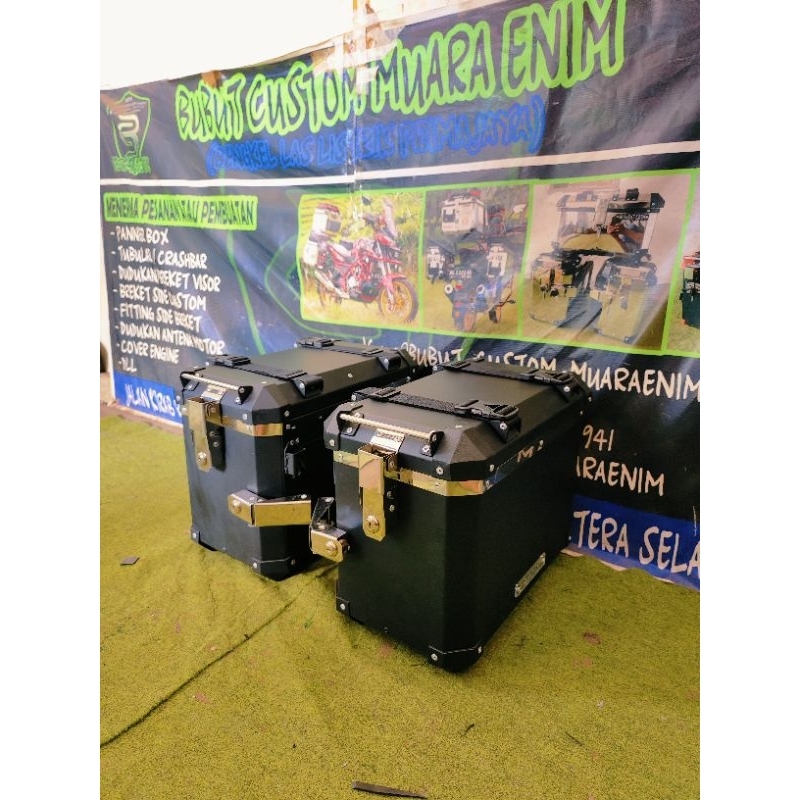 Jual Side box pannier 30L ALUMINIUM+galvanis,pannier bubut custom, box ...