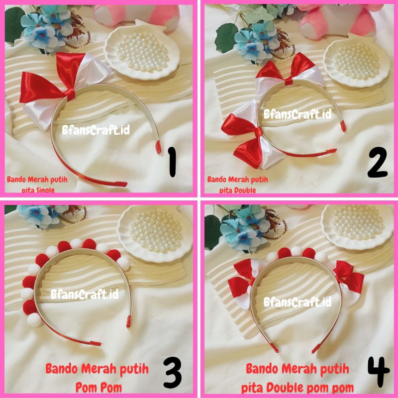 Jual Bando merah putih |Bando kemerdekaan | Bando Atribut hari ...