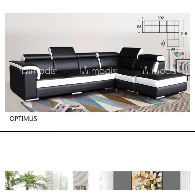 Jual SOFA MODIS LENGKAP GARANSI RESMI ORIGINAL TYPE L sudut Optimus ...