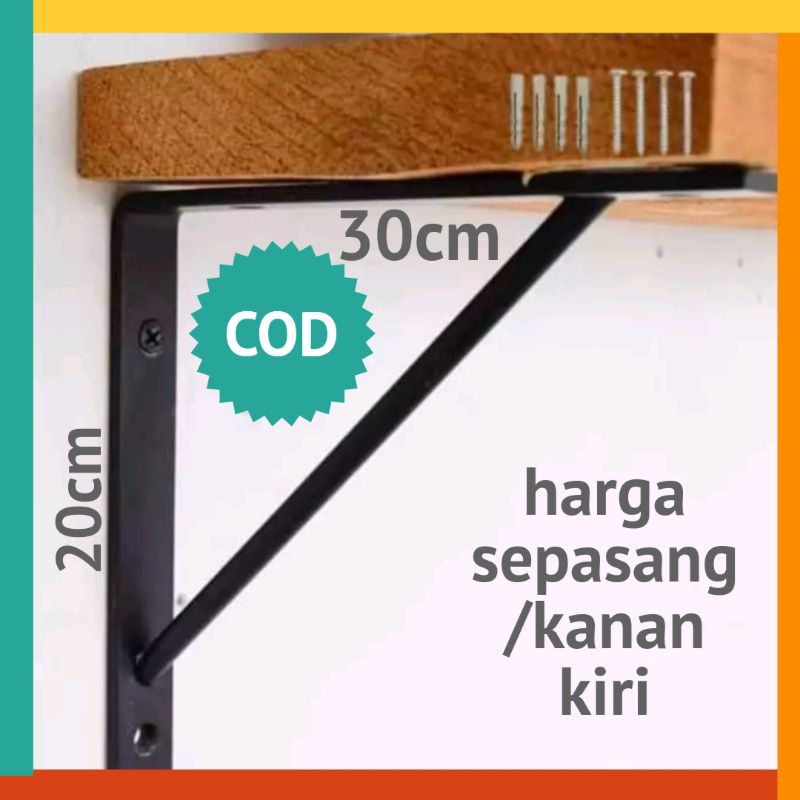 Jual Braket Besi Siku Untuk Rak dinding | Shopee Indonesia