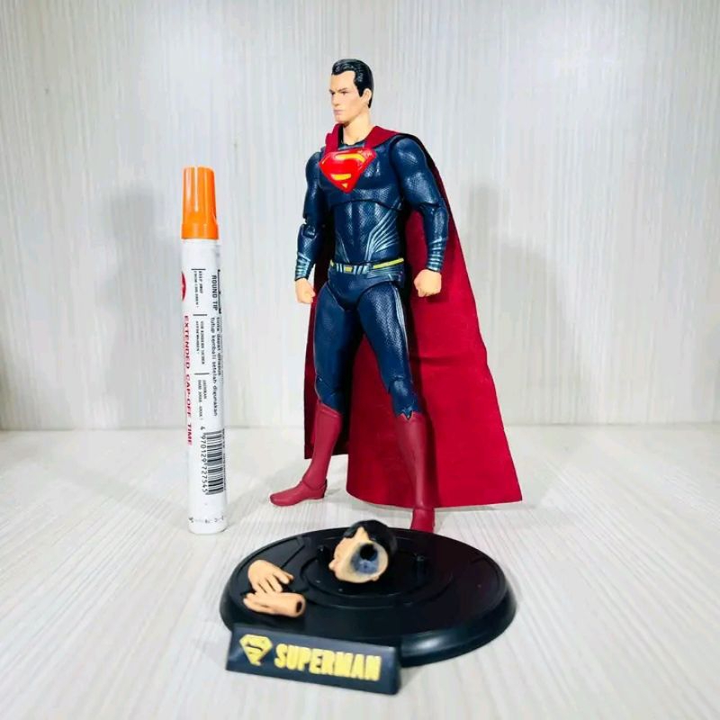 Jual Mainan action figure superman dc comics justice league zack snyder ...