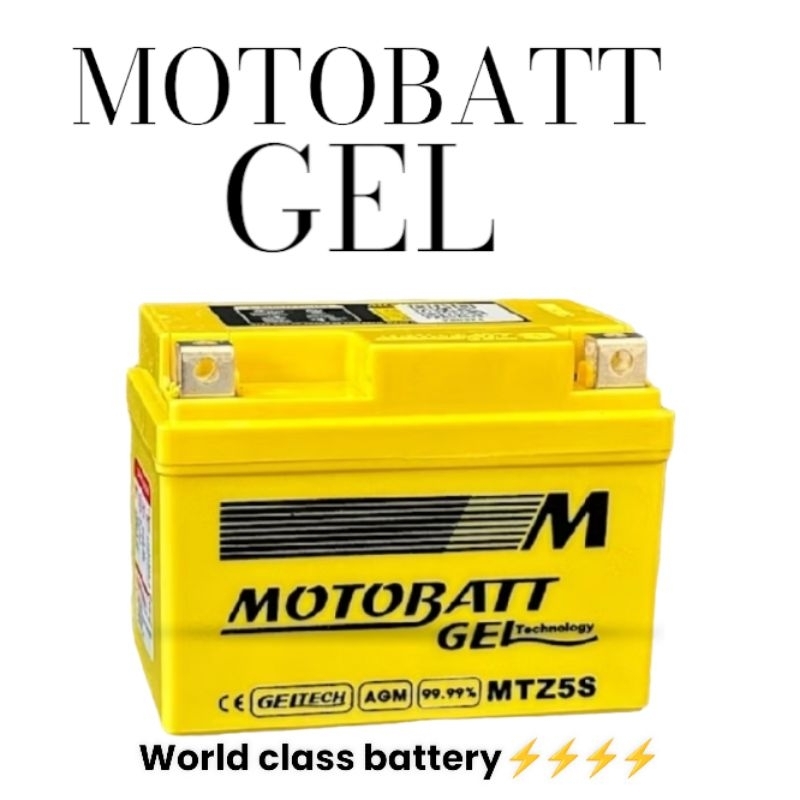 Jual AKI MOTOR KERING HONDA BEAT,SCOOPY MOTOBATT MTZ5S 4,2 Ah | Shopee Indonesia
