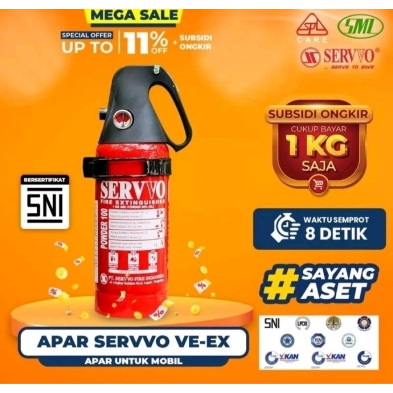 Jual APAR SERVVO/APAR PROTERA/APAR MOBIL/APAR 1KG/APAR PEMADAM API/ALAT ...