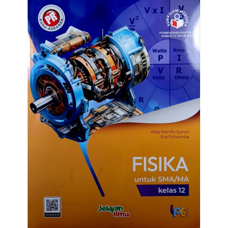 Jual BUKU SMA MA PR INTAN PARIWARA FISIKA KELAS 12 SEMESTER 1 & 2 SETAHUNAN 2024/2025 KURIKULUM ...