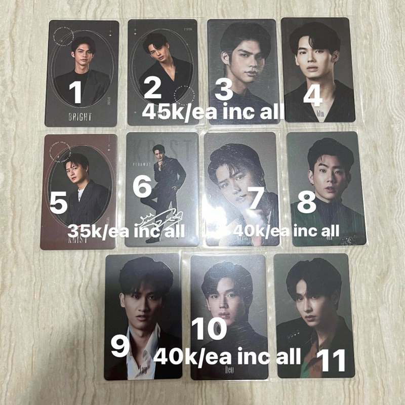 Jual [BISA COD] READY STOCK PHOTOCARD PC SIGNATURE SERIES GMMTV KRIST PERAWAT BRIGHTWIN OFF ...