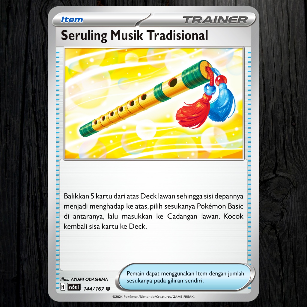 Jual Seruling Musik Tradisional regH sv6s Topeng Transfigurasi - Kartu Pokemon ITEM ( TRAINER ...