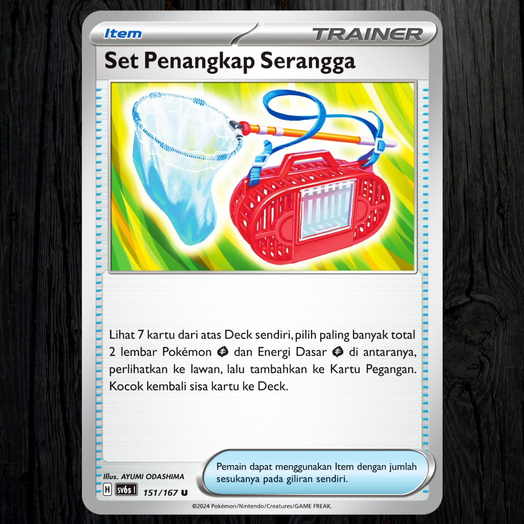 Jual Set Penangkap Serangga regH sv6s Topeng Transfigurasi - Kartu Pokemon ITEM ( TRAINER ) TCG ...