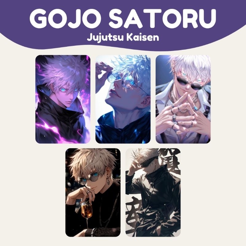Jual PHOTOCARD JUJUTSU KAISEN || PHOTOCARD GOJO SATORU | YUTA OKKOTSU ...