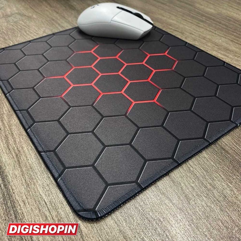 Jual Mouse Pad Hitam Sqaure Shape Honeycomb Laser Design | Shopee Indonesia