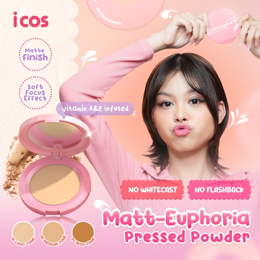 Jual Aster Kosmetik - Icos by Inez Matt-Euphoria Pressed Powder ...