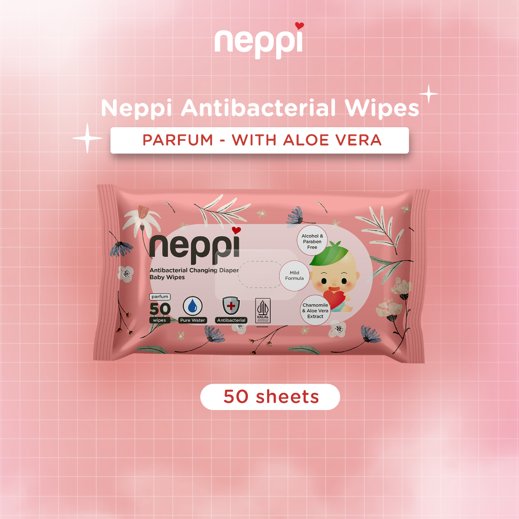 Jual Neppi Tisu / Tissue Basah Antibacterial Changing diapers Wipes ...