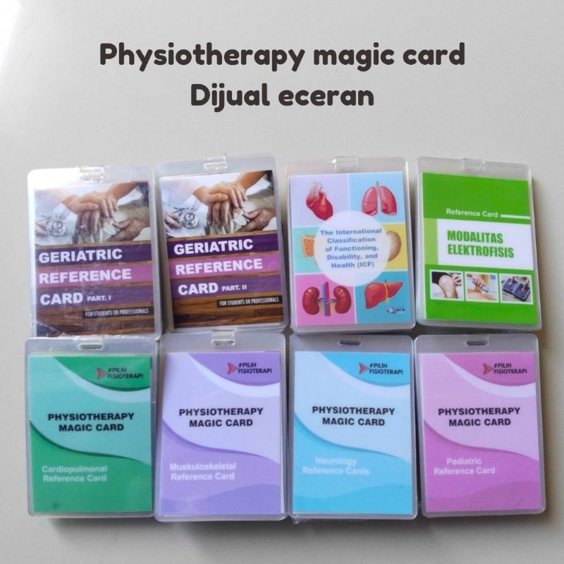 Jual (ECER) Physiotherapy Magic Card / Flash Card Fisioterapi | Shopee Indonesia