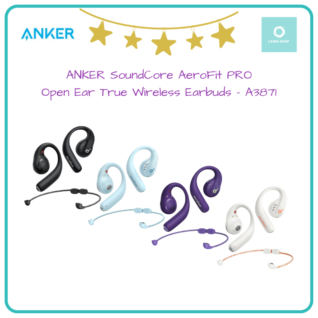 Jual ANKER SoundCore AeroFit PRO - Open Ear True Wireless Earbuds ...