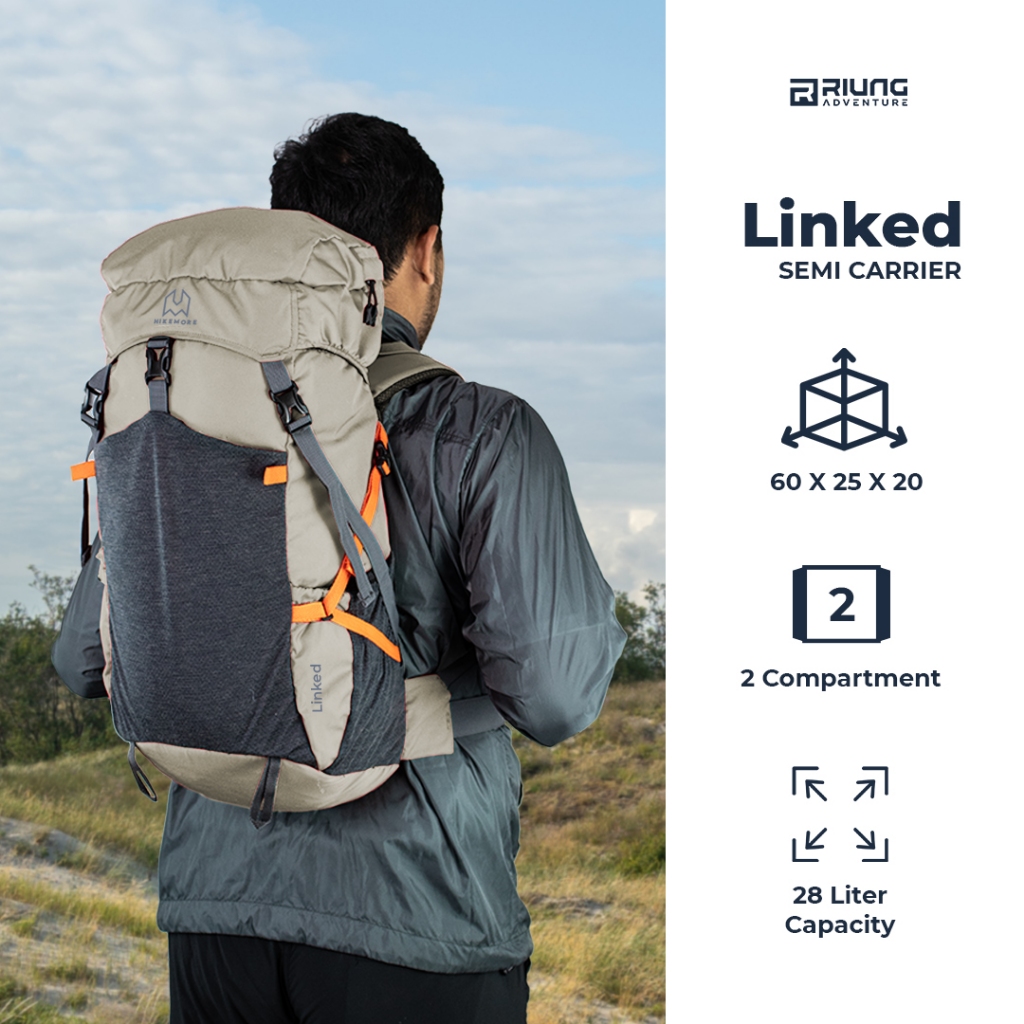 Jual Tas Ransel Travel Hikemore Linked Outdoor Gunung Original | Shopee ...