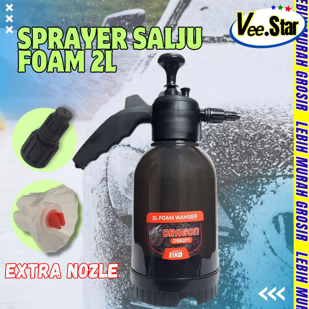 Jual SPRAYER SALJU 2 LITER BUSA FOAM DRAGON / SNOW WASH SPRAY/ CUCI ...