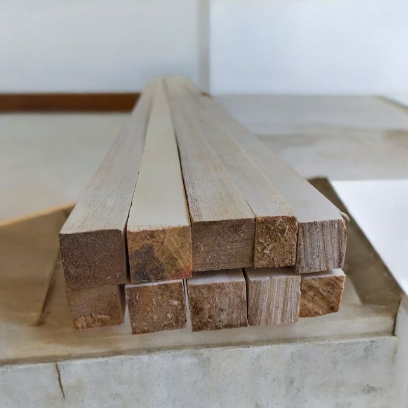 Jual Kayu 5x7 reng kaso kayu panjang 100cm sudah di serut halus ...
