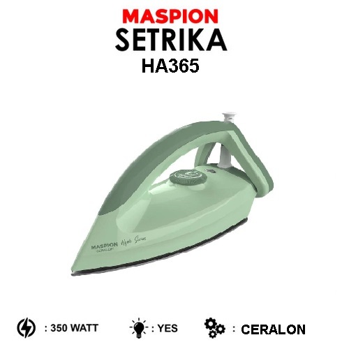 Jual Maspion HA365 Setrika Ceralon Hijab Series 350Watt HA-365 | Shopee Indonesia