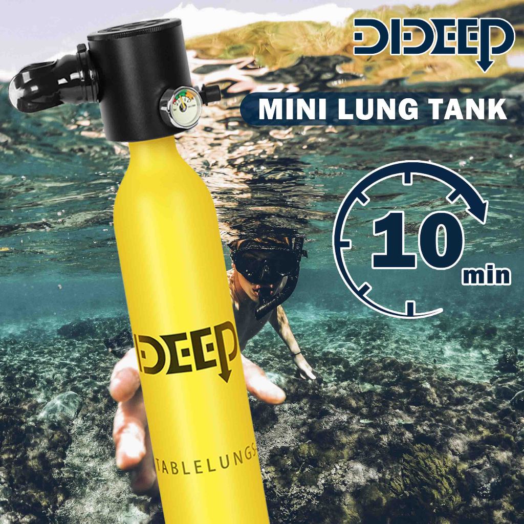 Jual 【Pemasok Stok Lokal】DIDEEP Tabung Selam Mini Kapasitas 0,5L ...