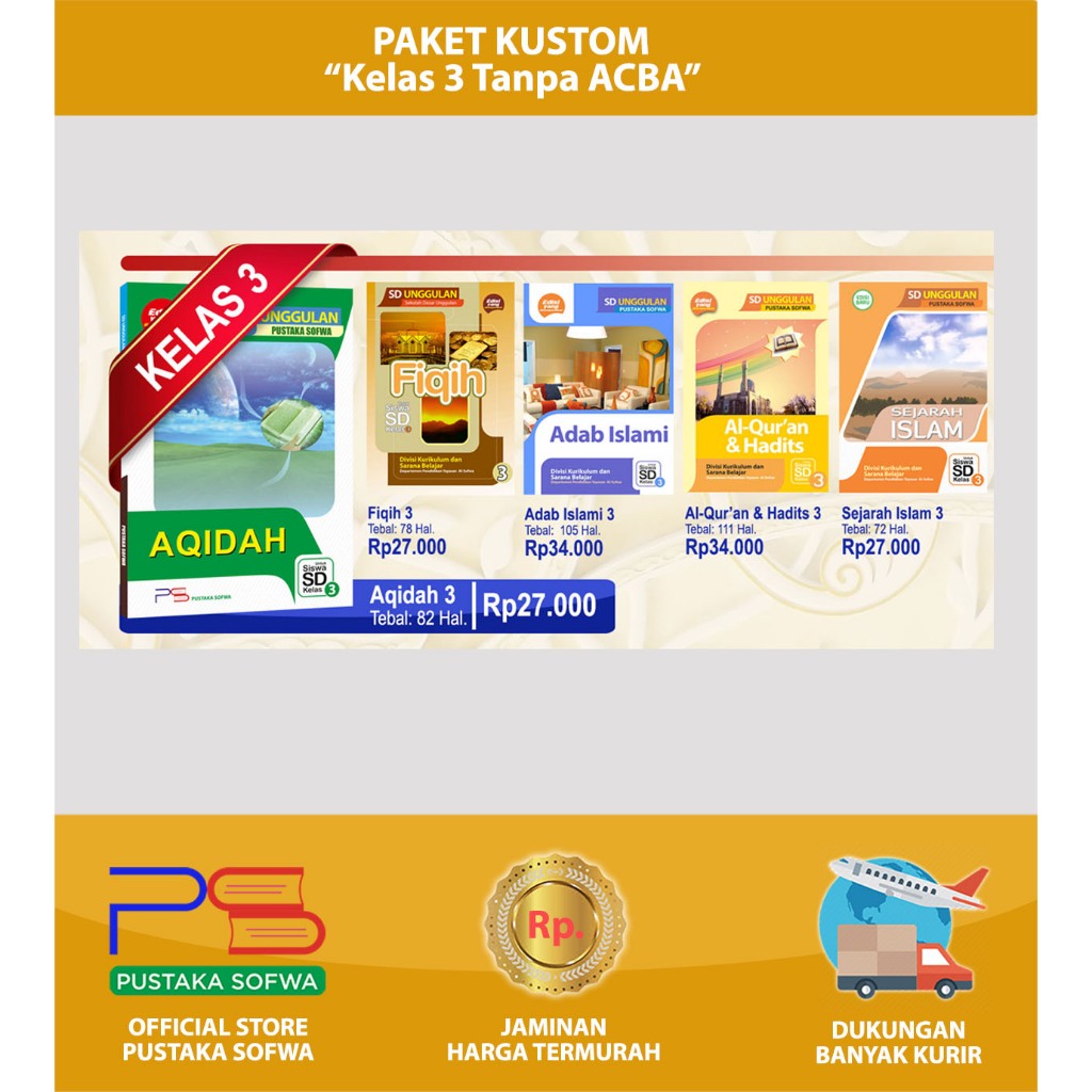 Jual Paket Buku Kelas 3_Tanpa ACBA | Shopee Indonesia