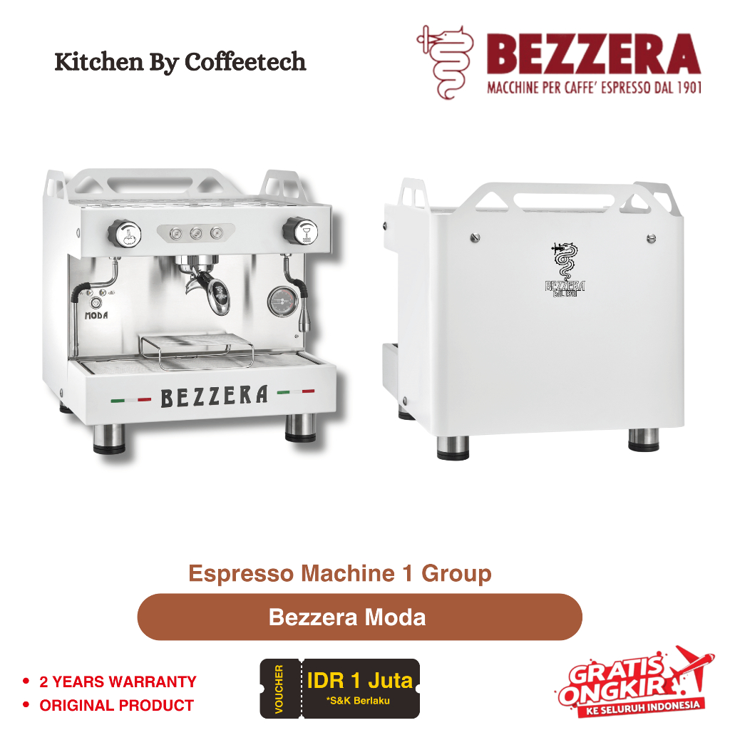 Jual Mesin Kopi Bezzera MODA DE 1 Group Coffee Machine | Espressor ...