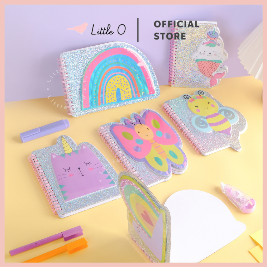 Jual [little_o.id] Notebook 3D Hologram Blink-Blink Notebook BERGARIS ...