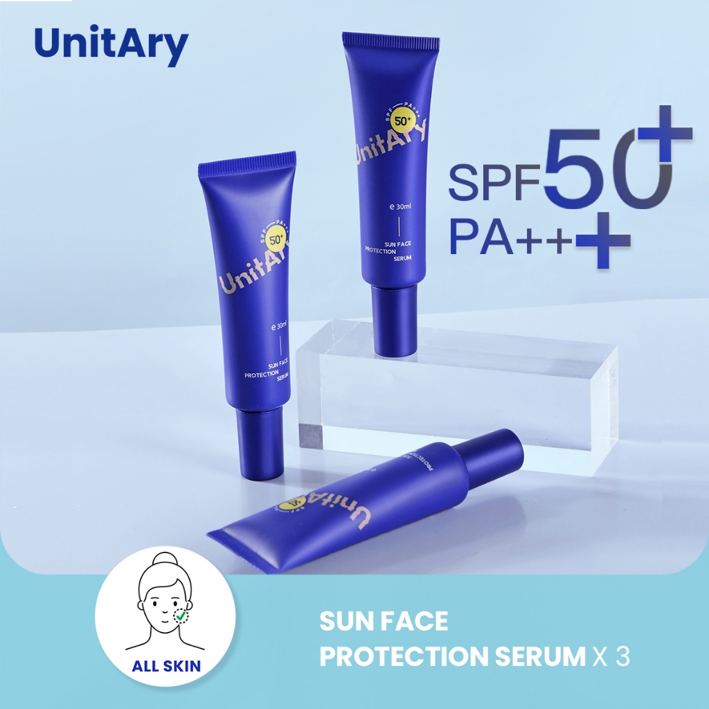 Jual 【Ready Stock】UNITARY Sun Face Protection Serum Multi Paket SPF 50 ...