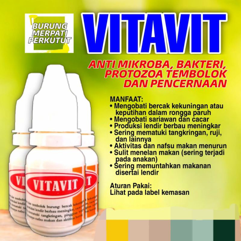 Jual VITAVIT GOC Mengayasi Gangguan pencernaan dan tembolok pada burung ...